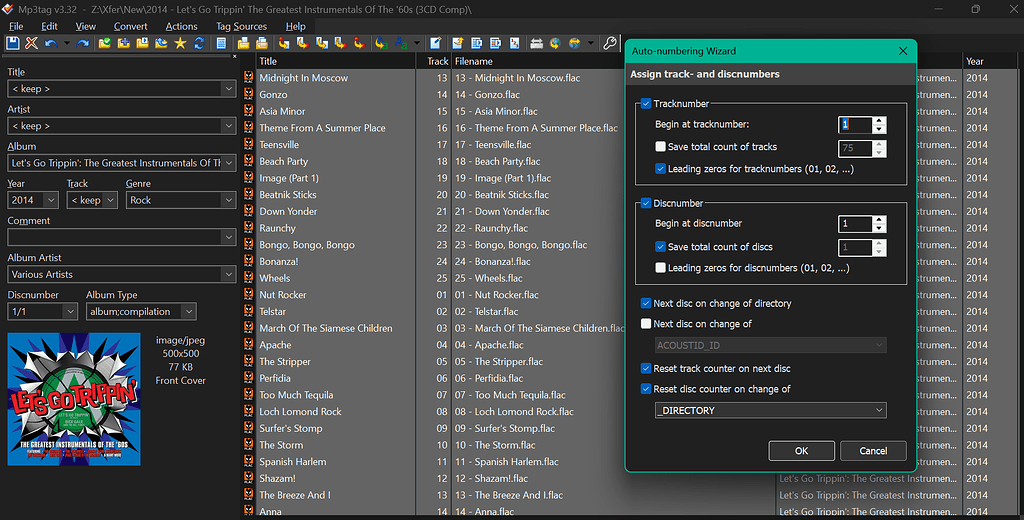 Multi disc albums not being numbered correctly - Support - Mp3tag Community